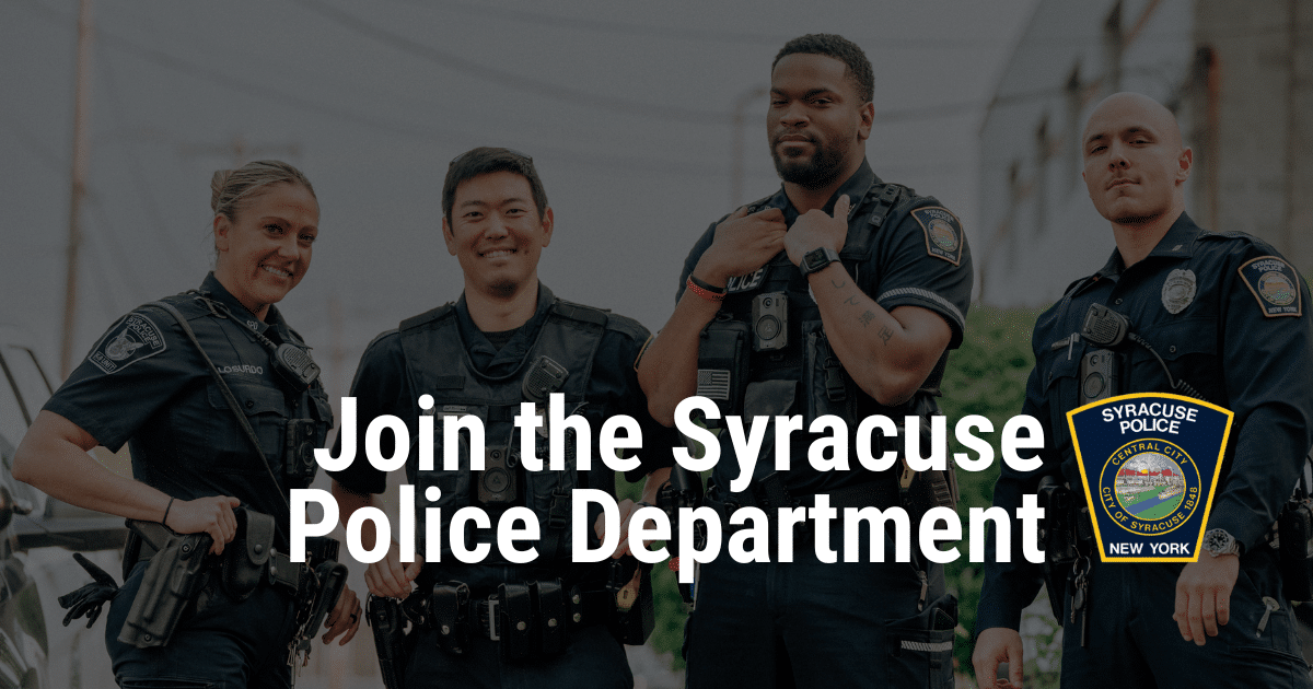 Join the Syracuse Police Department | Law Enforcement Careers